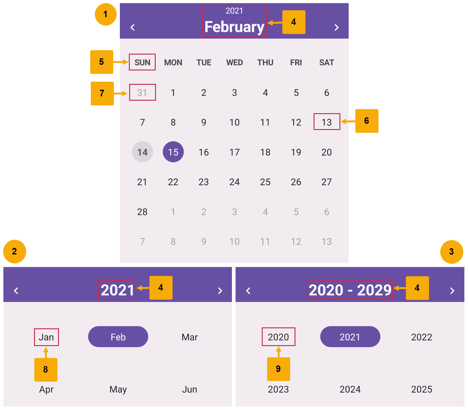DevExpress Calendar for .NET MAUI | .NET Multi-platform App UI ...