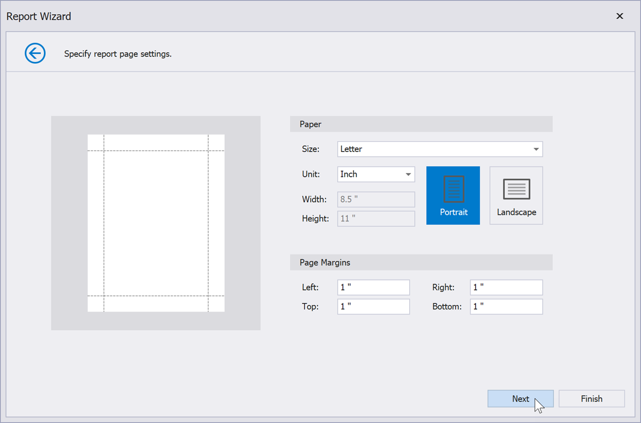 Configure a Report in the Visual Studio Designer | .NET Multi-platform App UI | DevExpress ...