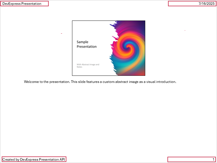 Organize Slide Notes and Notes Layout with DevExpress Presentation API ...
