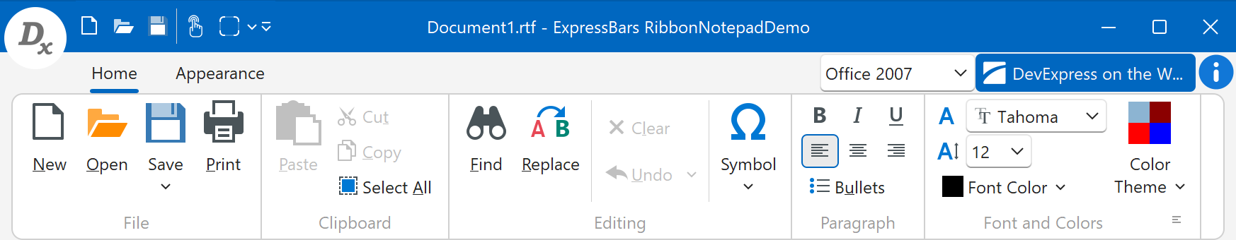 TdxCustomRibbon.Style Property | VCL | DevExpress Documentation