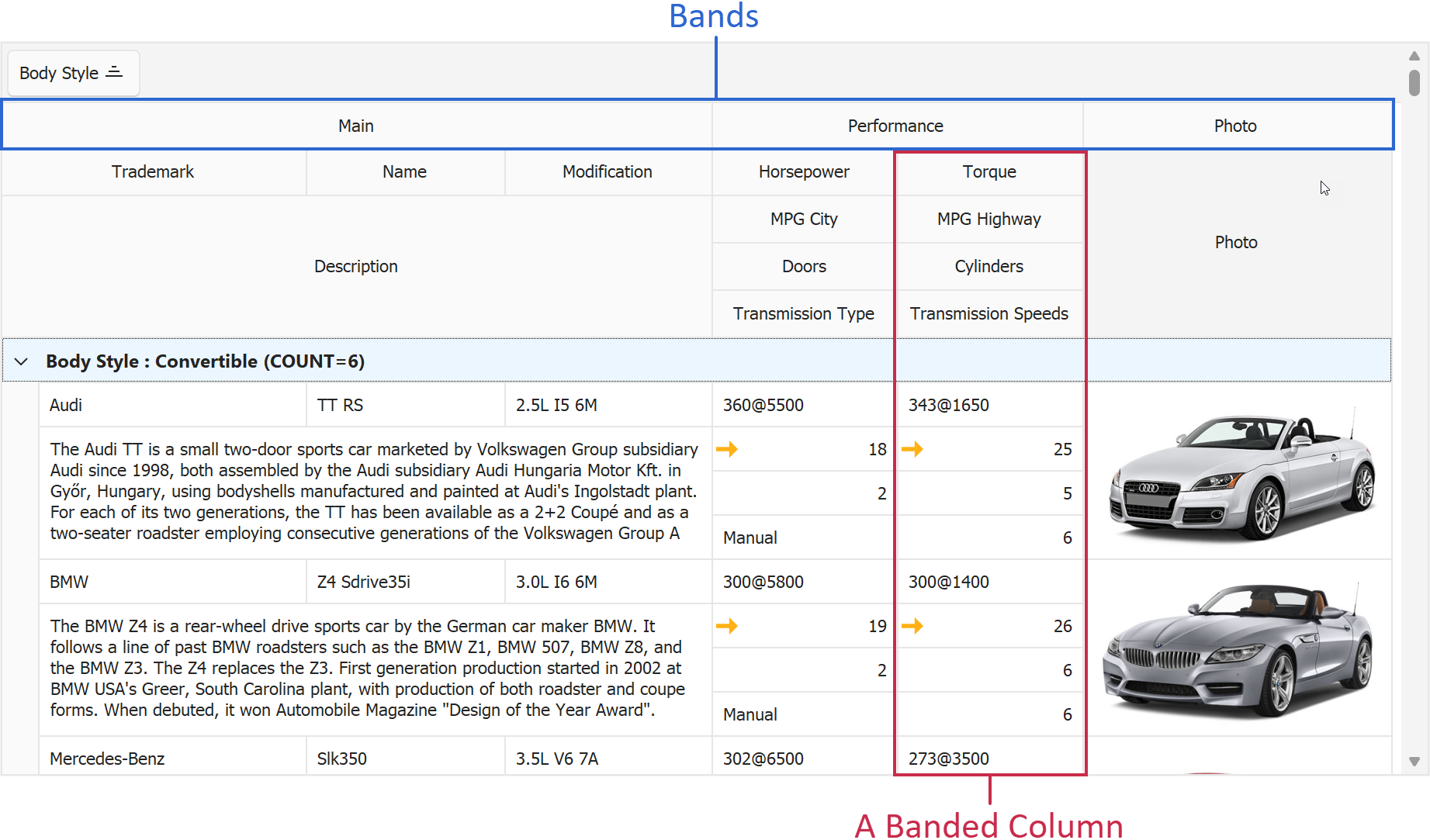 TcxGridBandedColumn Class | VCL | DevExpress Documentation