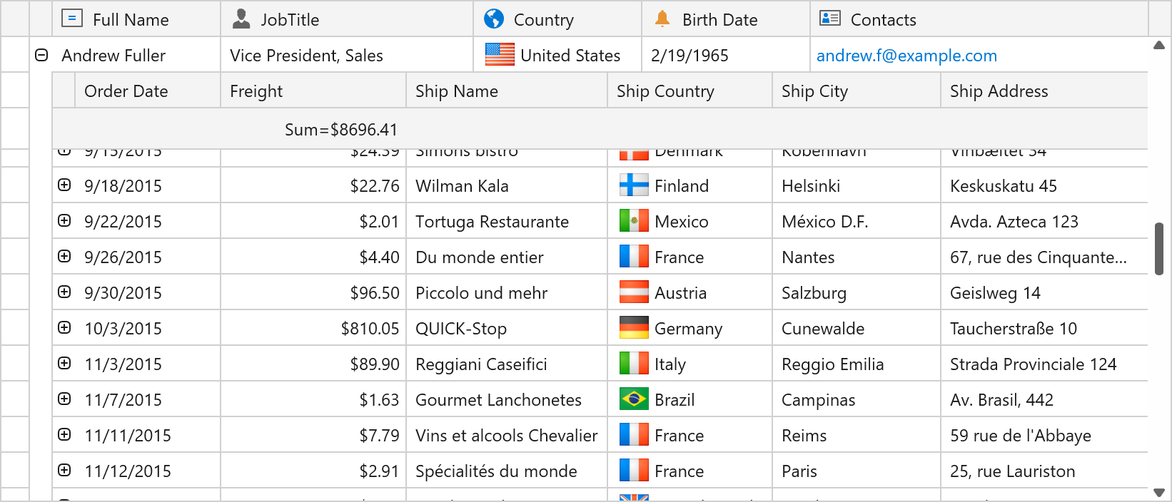Total Summary Wpf Controls Devexpress Documentation 6640