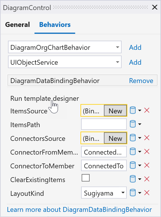 Define And Configure Generated Diagram Items Wpf Controls Devexpress Documentation