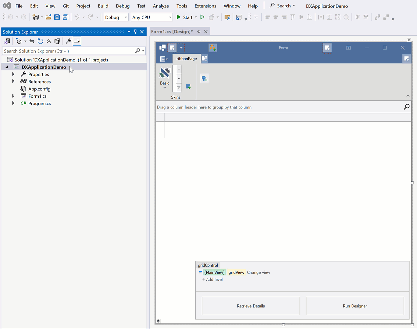 WinForms Skins and Color Palettes | WinForms Controls | DevExpress ...