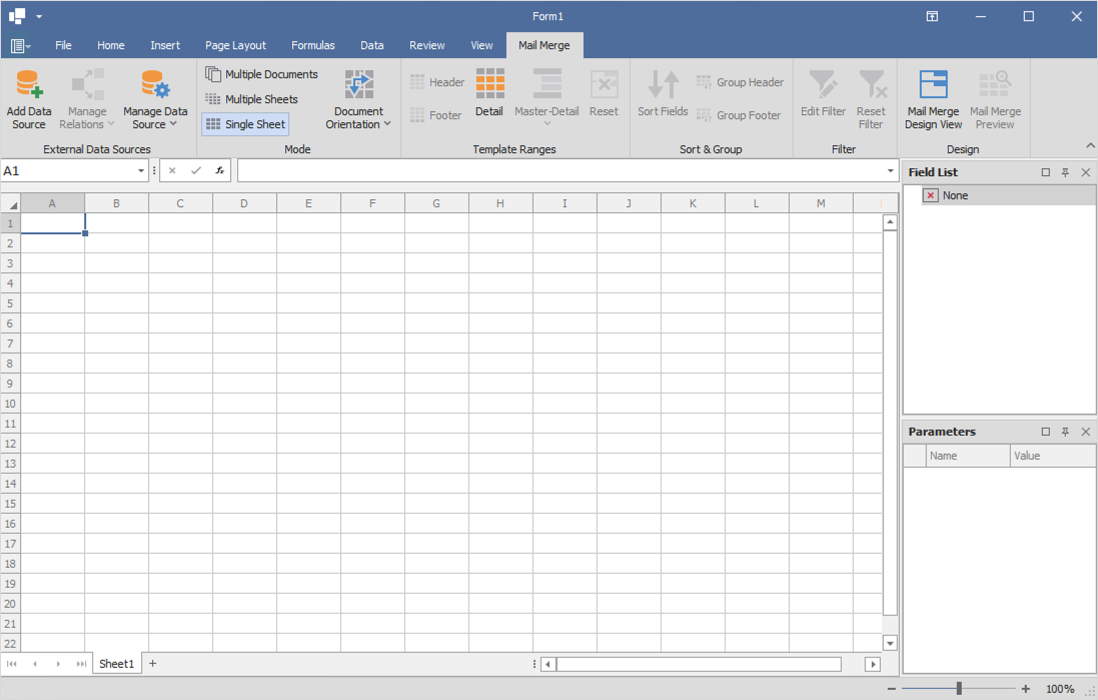 How To Create A Master Detail Report Without Coding Winforms 2127