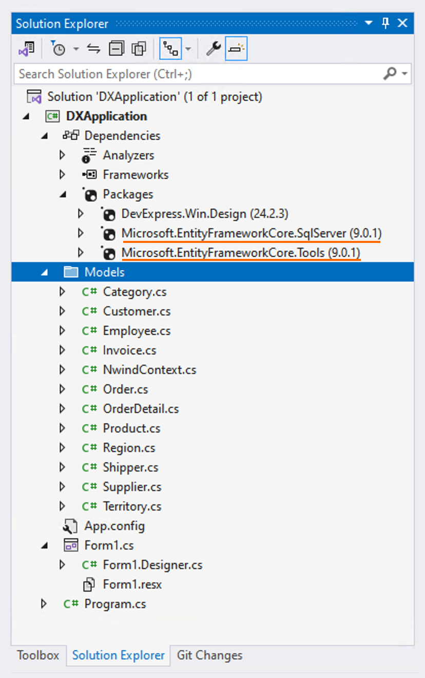 Binding To Entity Framework Core Winforms Controls Devexpress