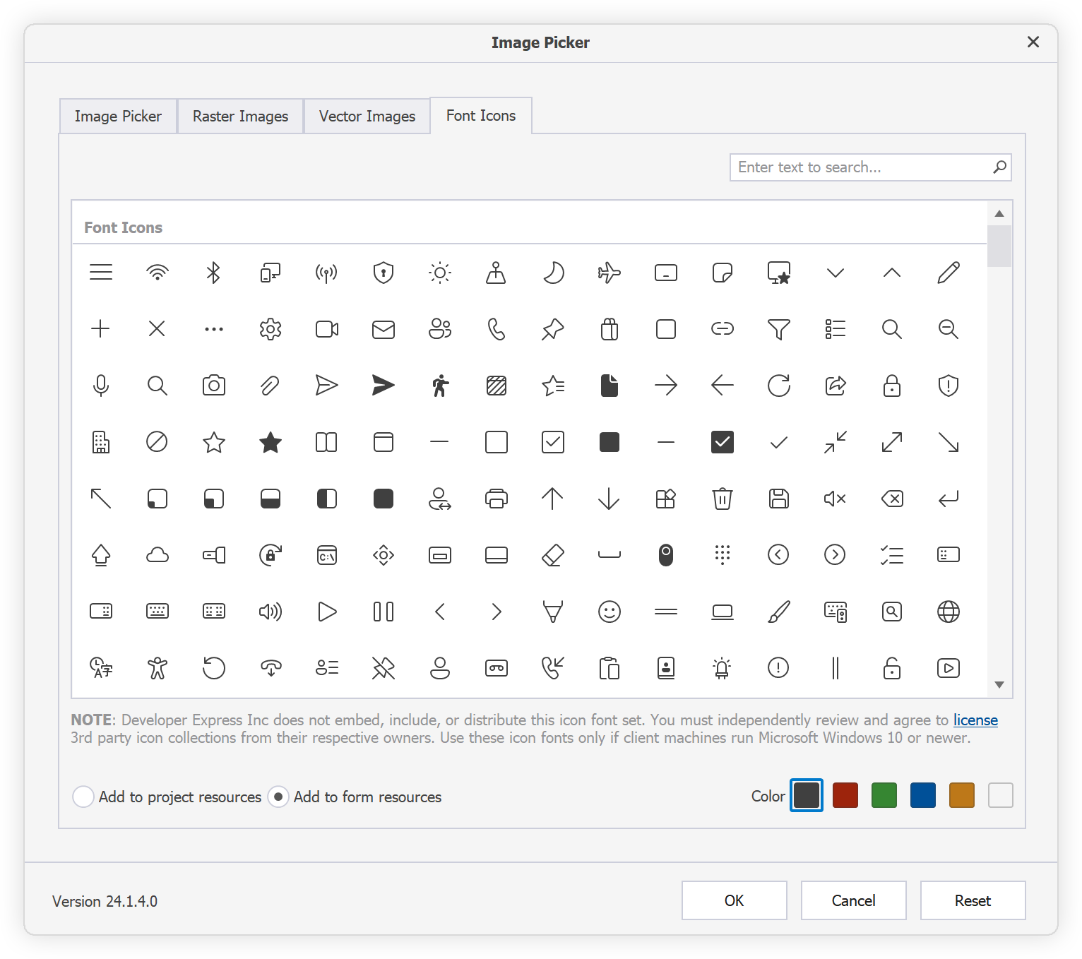 Icon and Image Library | WinForms Controls | DevExpress Documentation