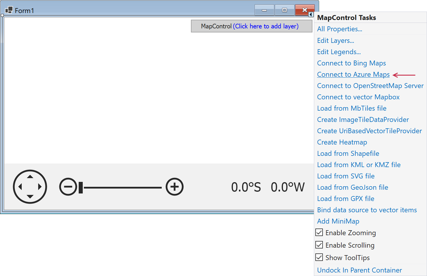 Lesson 1 - Load Image Tiles to a Map | WinForms Controls | DevExpress Documentation