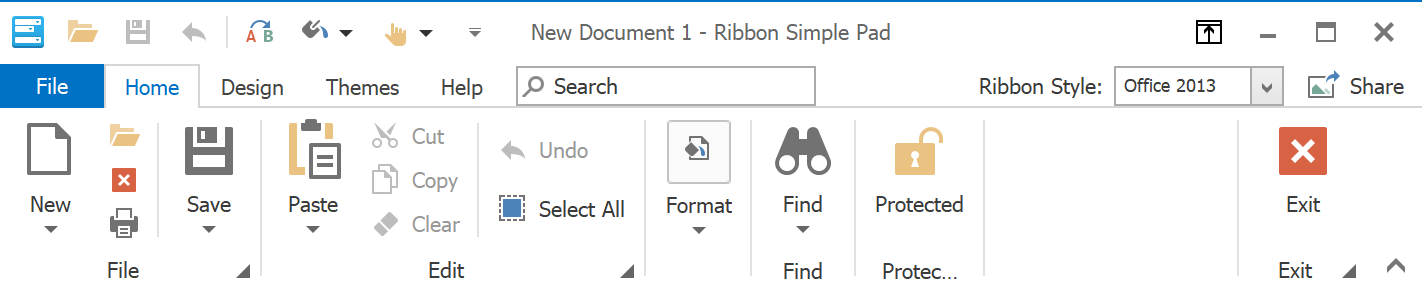 Ribbon Control | WinForms Controls | DevExpress Documentation