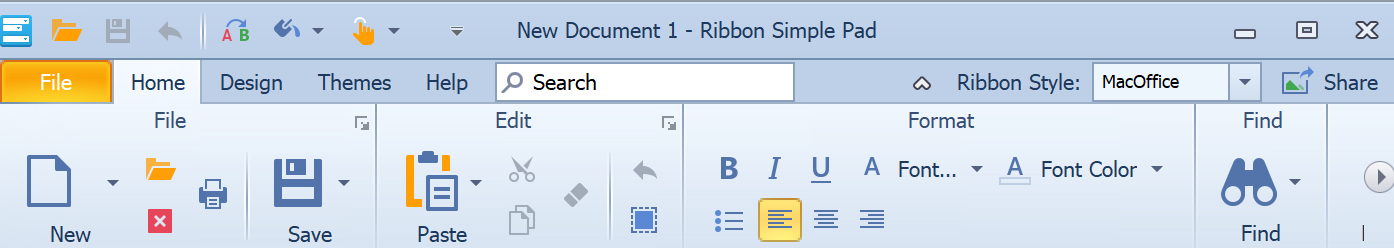 Ribbon Control | WinForms Controls | DevExpress Documentation
