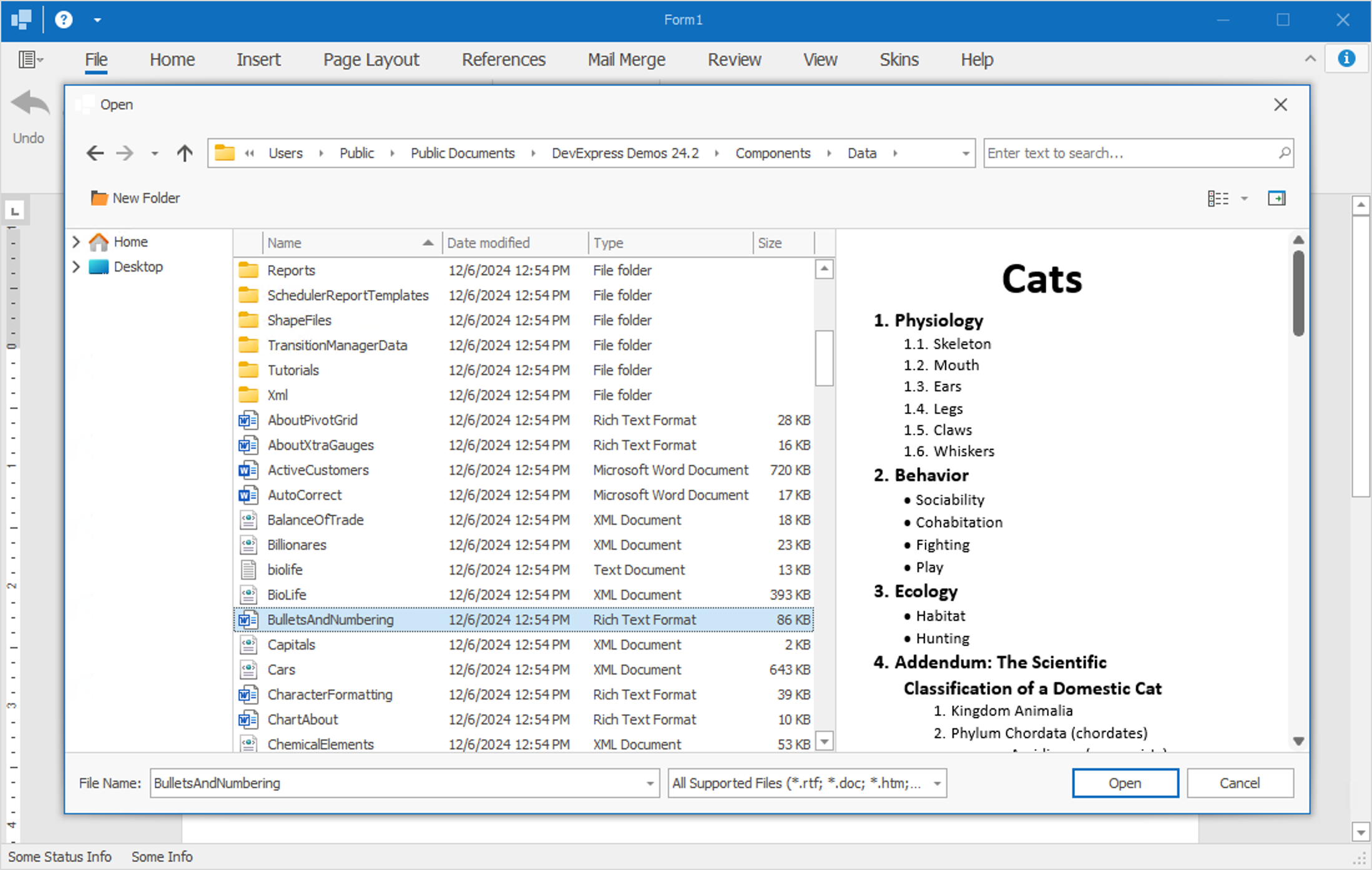 Use Project Templates To Create A Richeditcontrol Winforms Controls