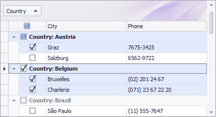 Multiple Row Selection via Built-In Check Column and Selection Binding | WinForms Controls ...