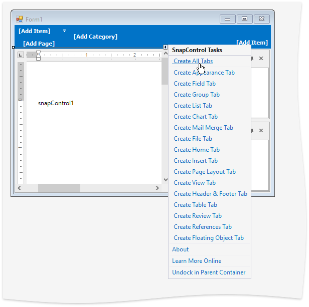 Lesson 1 Create A Snap Application Winforms Controls Devexpress