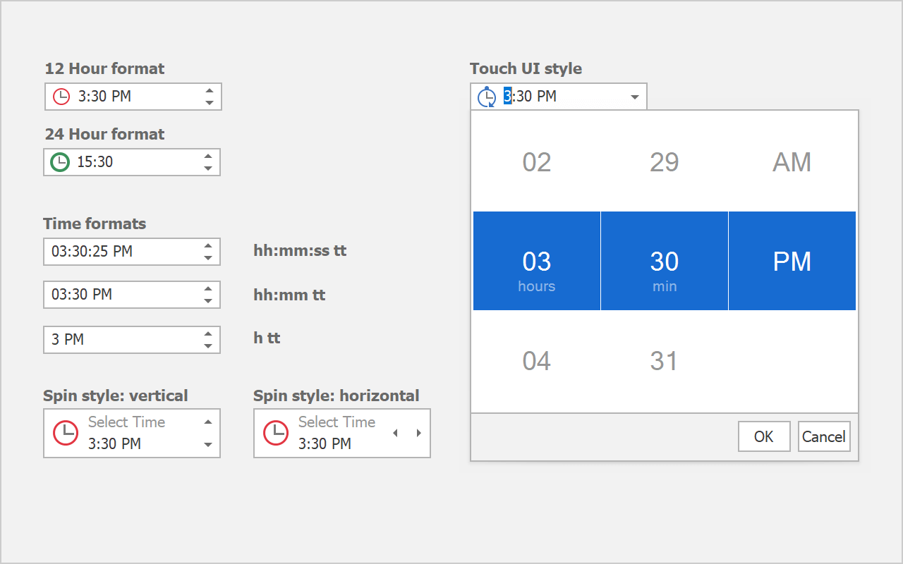 Timeedit Class Winforms Controls Devexpress Documentation 5802