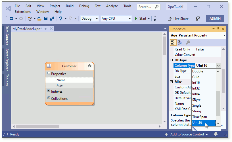 Tutorial 1 Your First Data Aware Application With Xpo Xpo Net Orm Library Devexpress