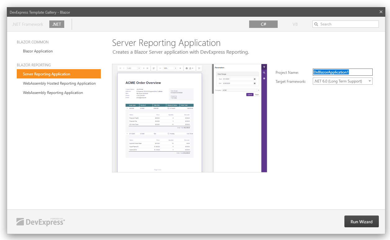 Use Visual Studio Project Templates To Create A Blazor 43 OFF