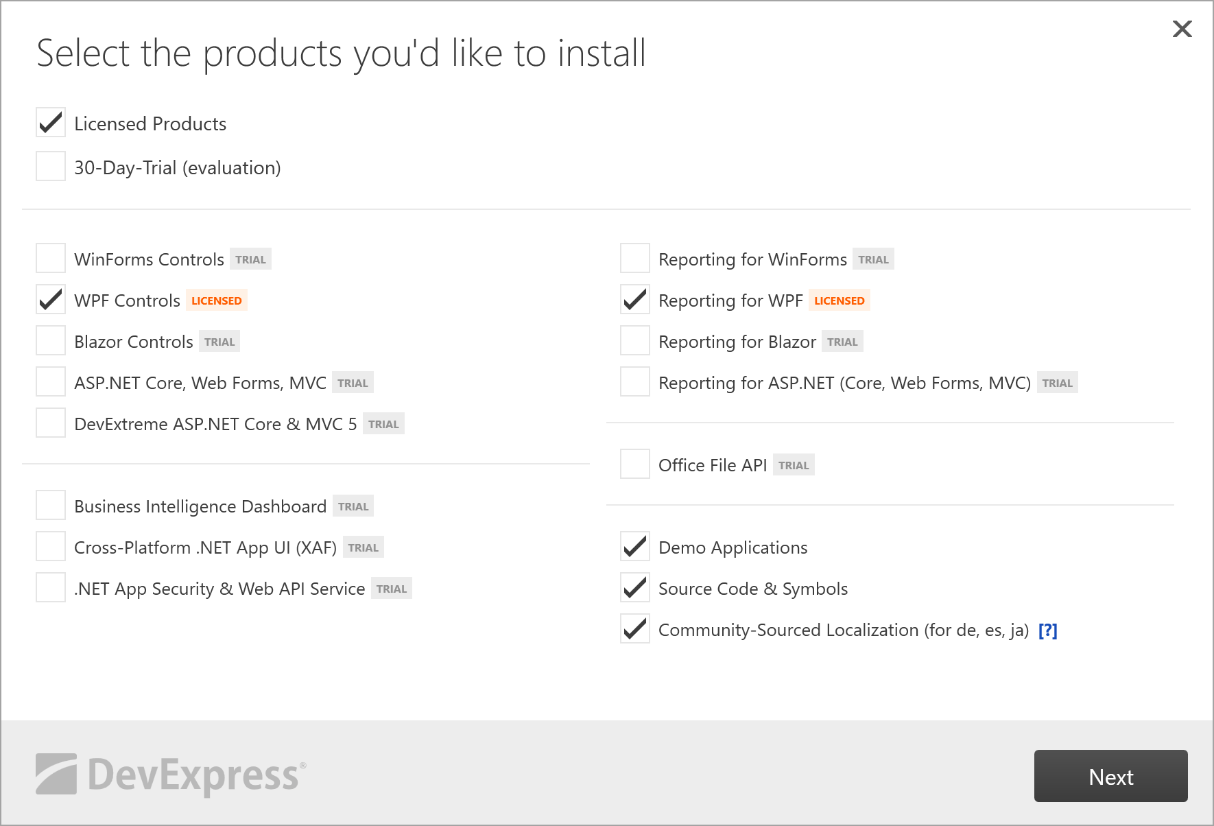 DevExpress Reporting Installer | .NET Reporting Tools | DevExpress ...