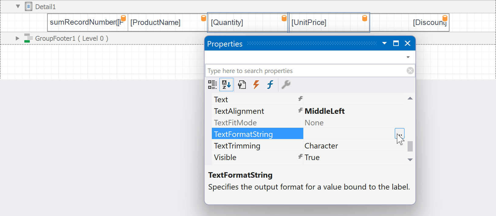 Create an Invoice in the Visual Studio Report Designer | .NET Reporting ...