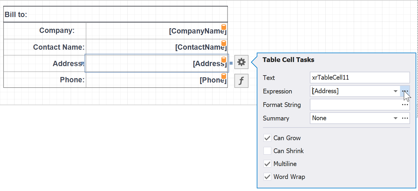 Create an Invoice in the Visual Studio Report Designer | .NET Reporting ...