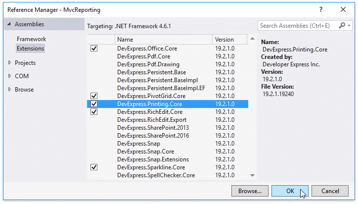 How To Integrate Aspnet Mvc Reporting Extensions Into An Existing Project Net Reporting
