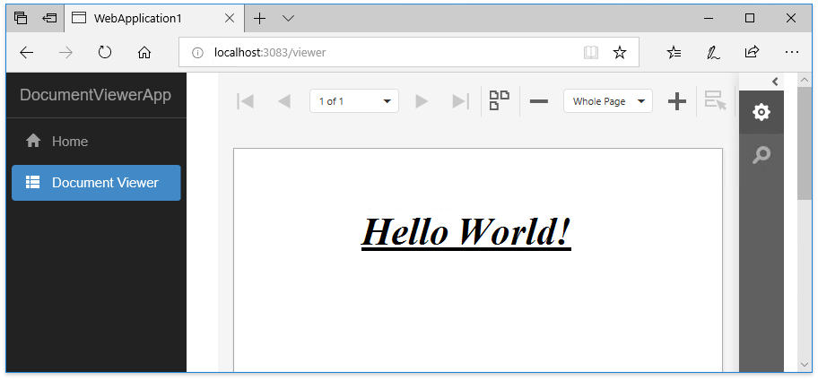 Create An Aspnet Core Angular Application With The Document Viewer
