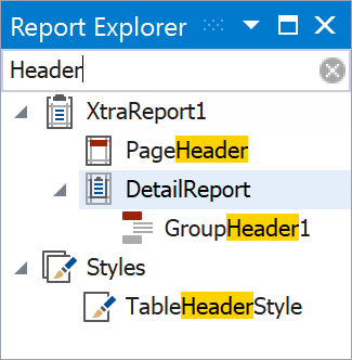 Report Explorer | .NET Reporting Tools | DevExpress Documentation