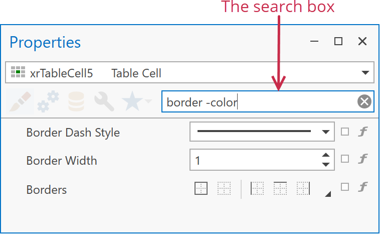 Properties Window | .NET Reporting Tools | DevExpress Documentation