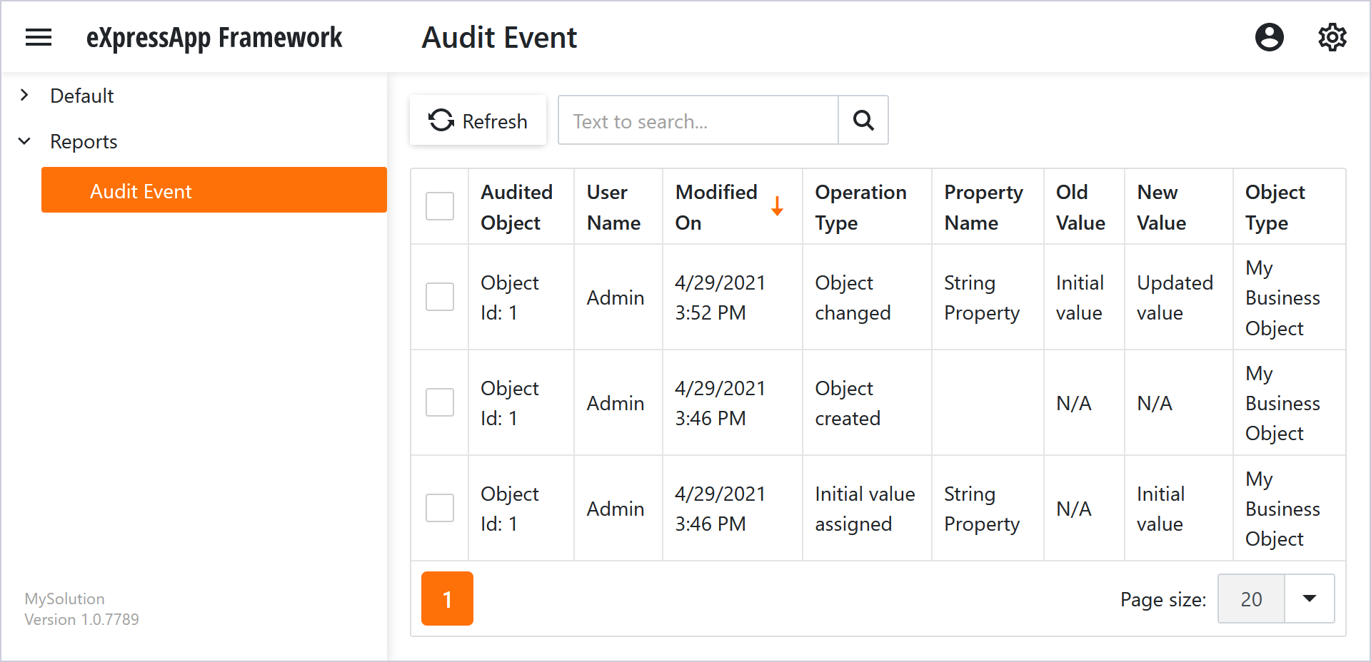 Audit Trail Module Ef Core Xaf Cross Platform Net App Ui And Web 4648