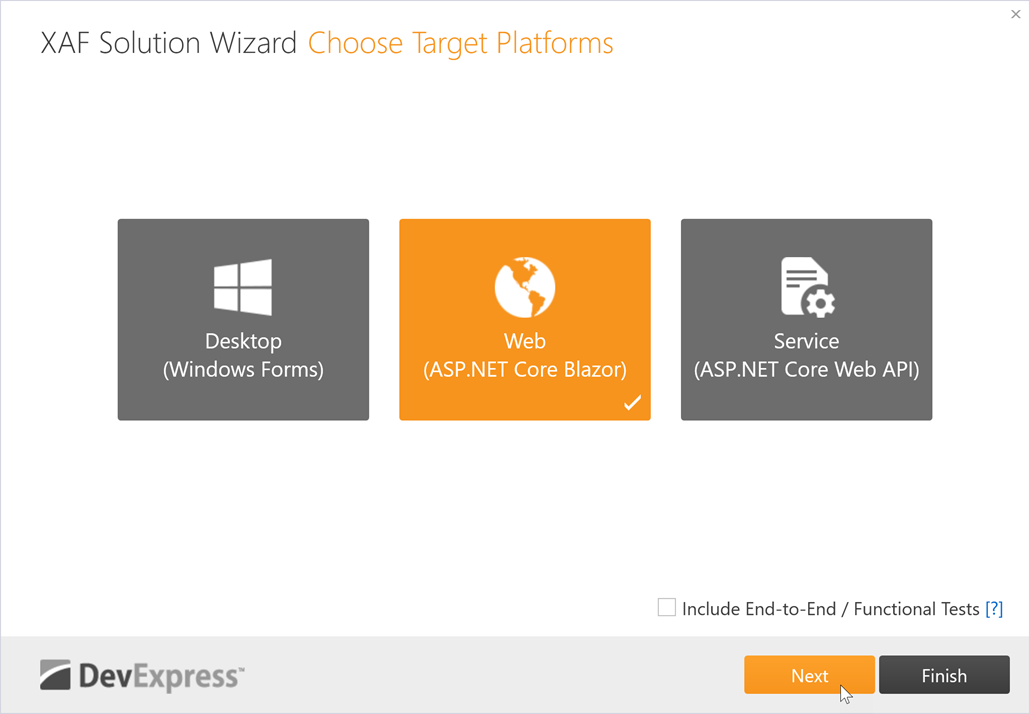 Create A Solution Xpo Xaf Cross Platform Net App Ui And Web Api