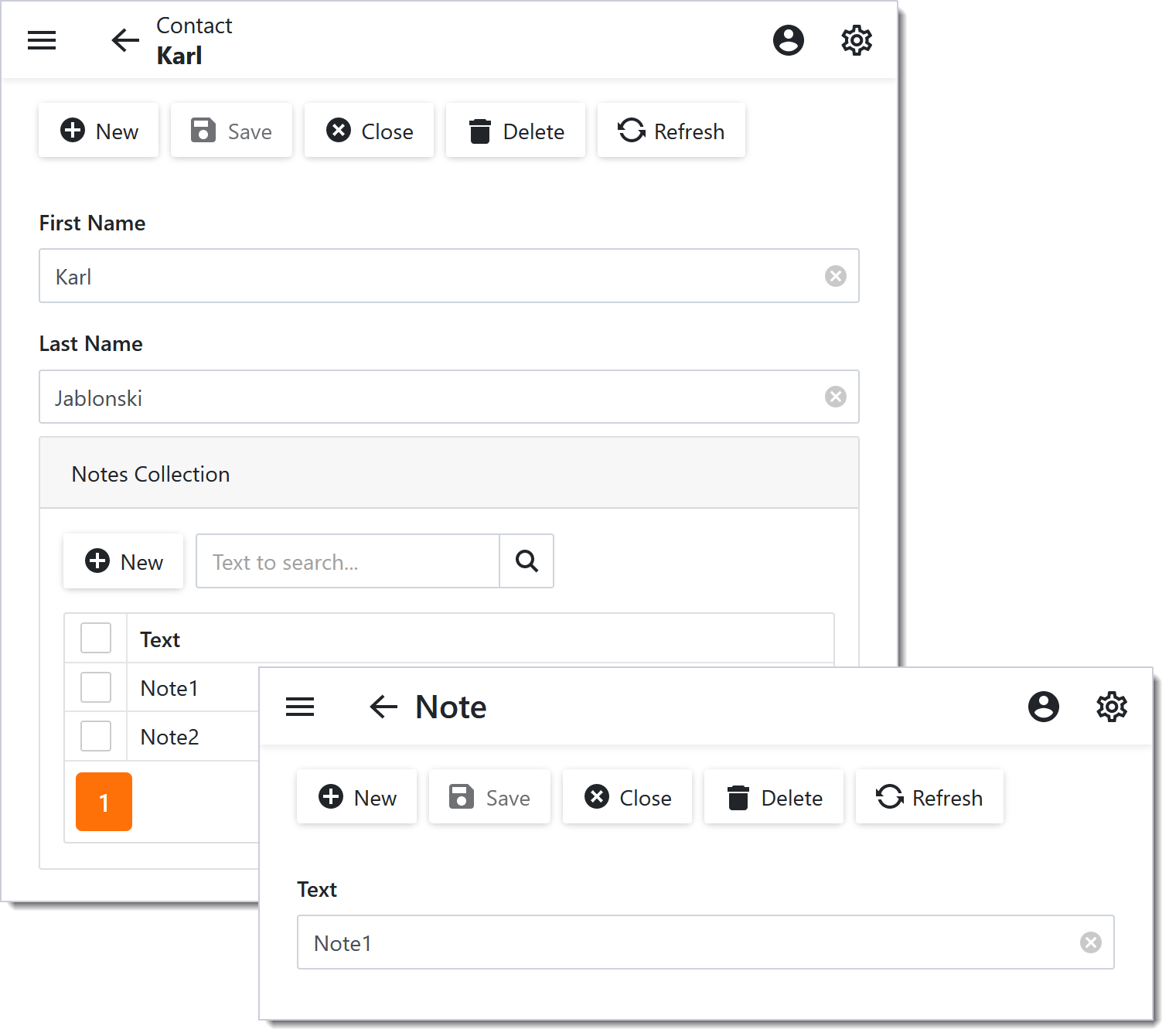 Relationships Between Entities In Code And Ui Ef Core Xaf Cross Platform Net App Ui And Web 1447