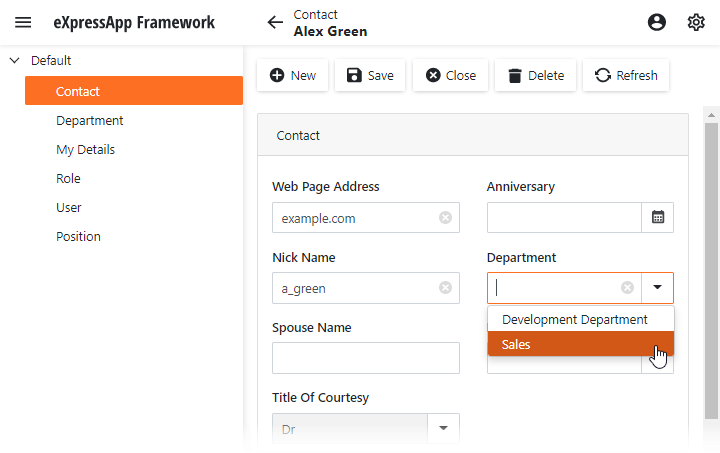 Implement Custom Business Classes And Reference Properties Xpo Xaf Cross Platform Net App