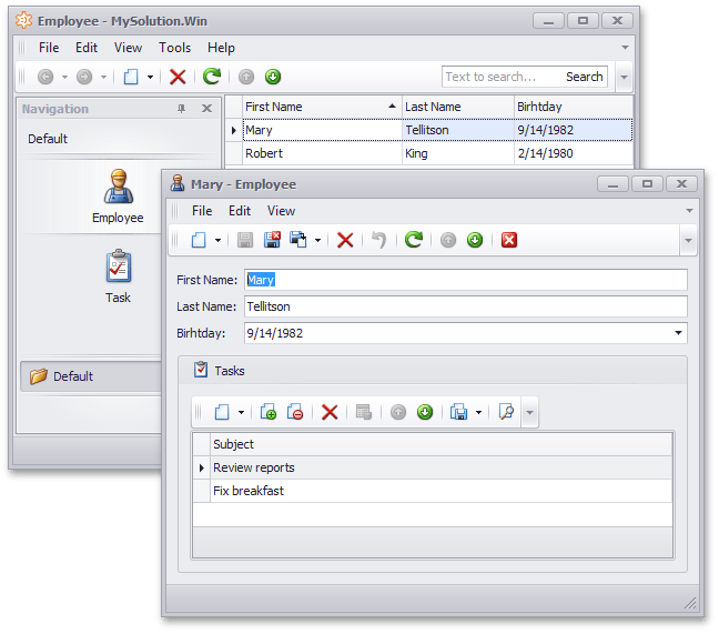 How To Use The Entity Framework Model First In Xaf Xaf Cross