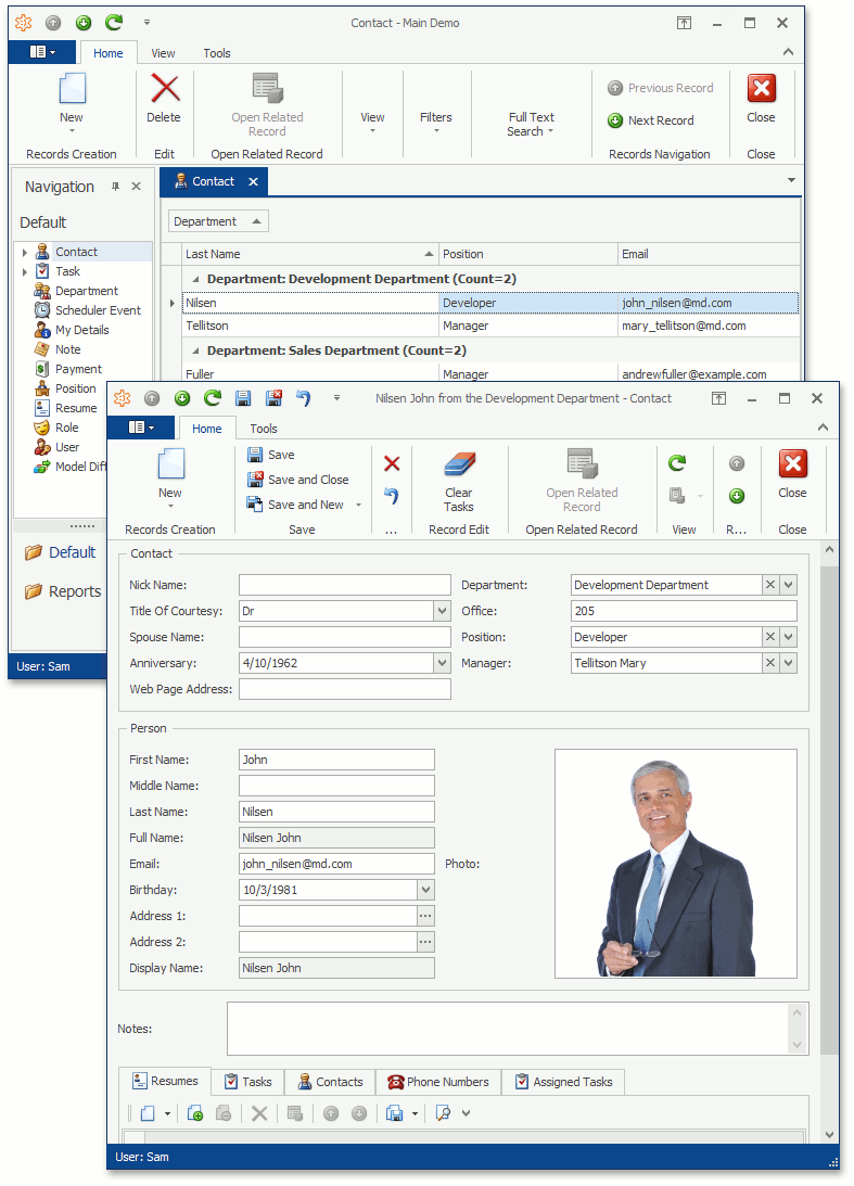 In Depth Xaf Winforms And Web Forms Tutorial Main Demo Xaf Cross Platform Net App Ui And Web
