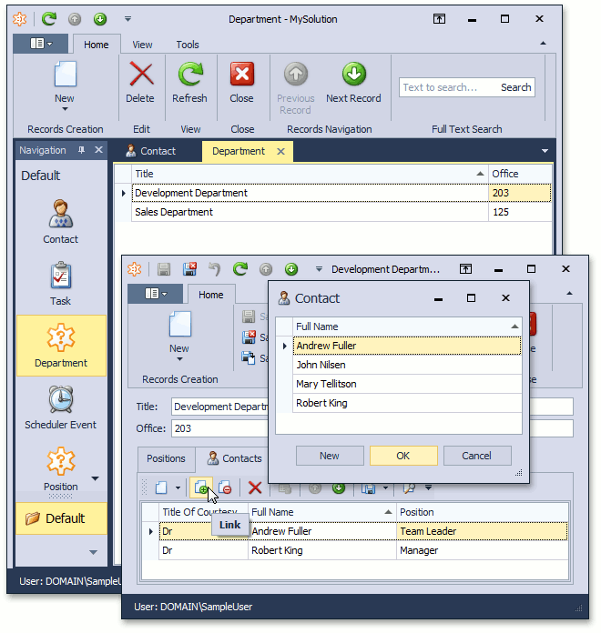 Set A One To Many Relationship Xpo Xaf Cross Platform Net App Ui And Web Api Devexpress